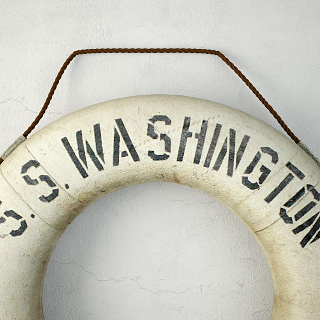 1931 Vintage Life Preserver 3D Model - TurboSquid 1215574