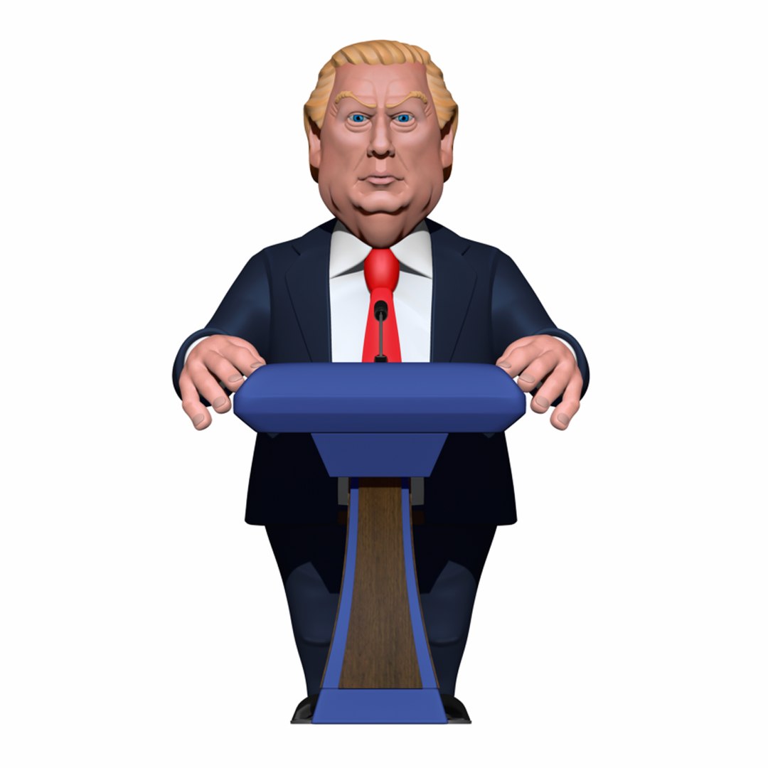 3D Model Donald Trump - TurboSquid 1162679