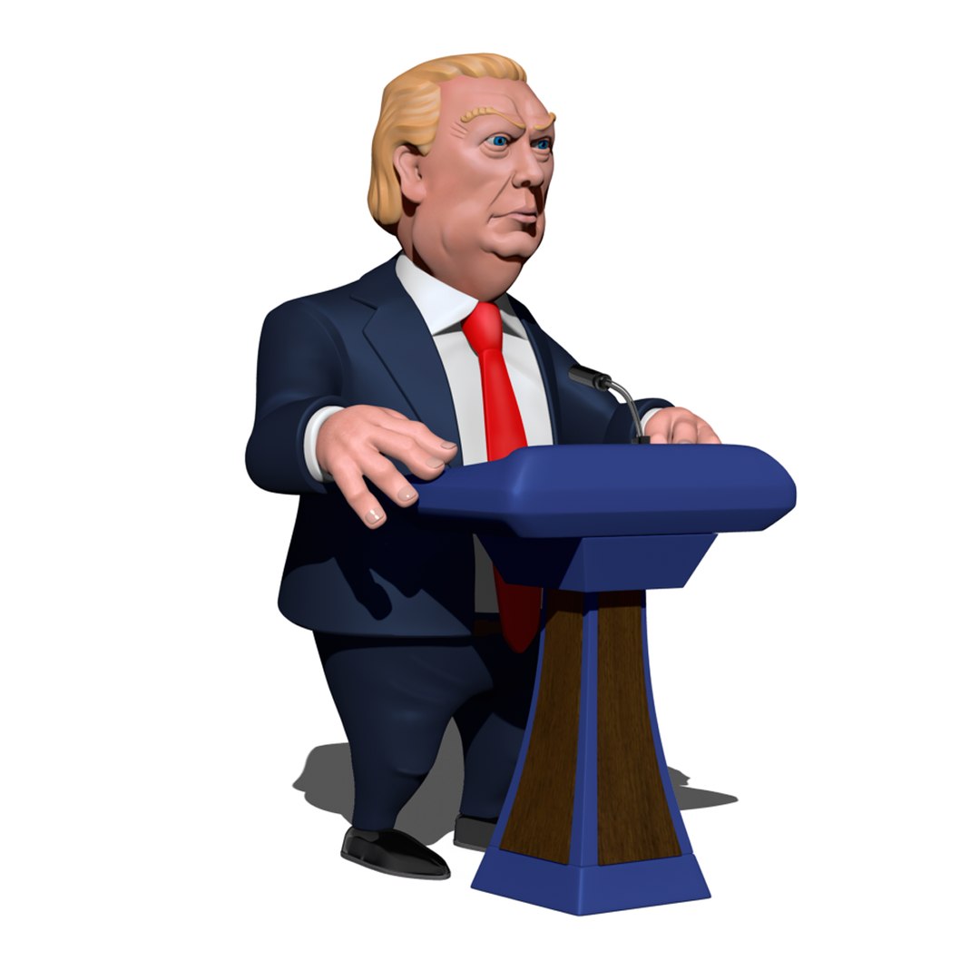 3D Model Donald Trump - TurboSquid 1162679