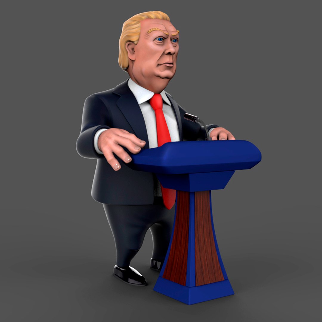 3D Model Donald Trump - TurboSquid 1162679