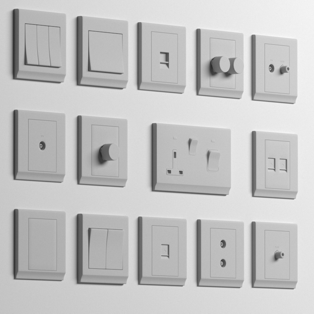 3D Retrotouch Simplicity Socketes - TurboSquid 1999433