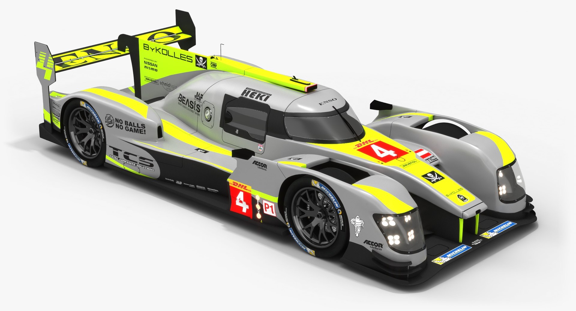 Bykolles Racing Team Lmp1 3D Model - TurboSquid 1351785