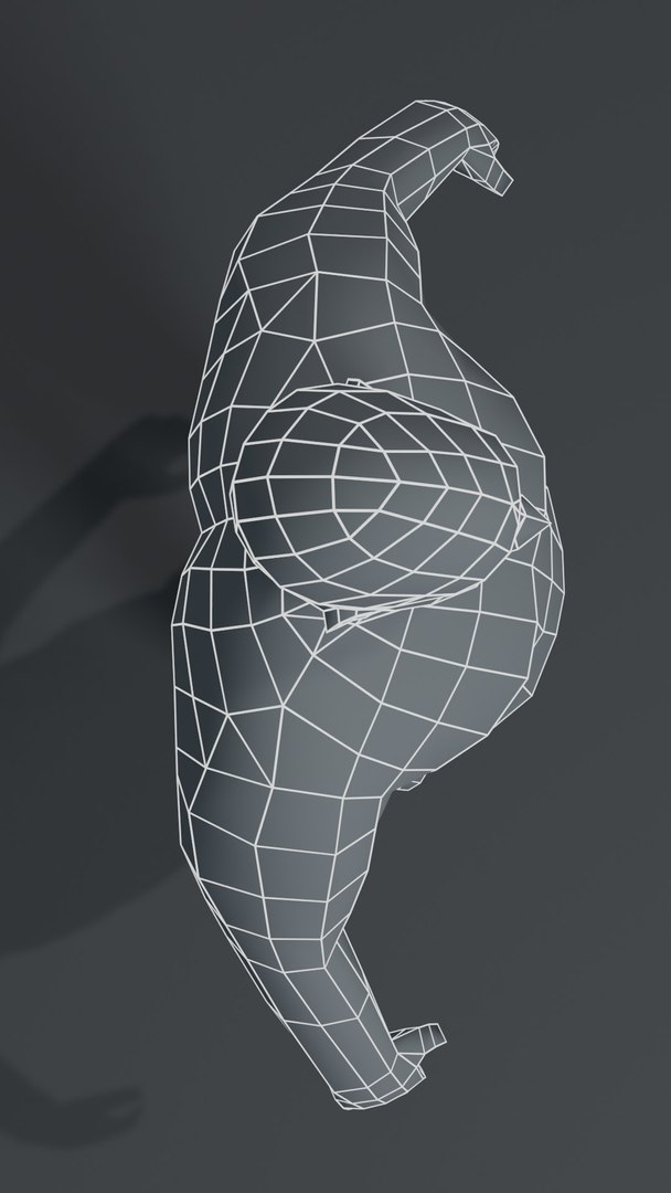 Male Body Fat Base Mesh 3D Model - TurboSquid 1655292