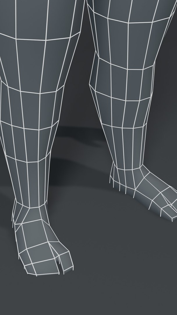 Male Body Fat Base Mesh 3D Model - TurboSquid 1655292