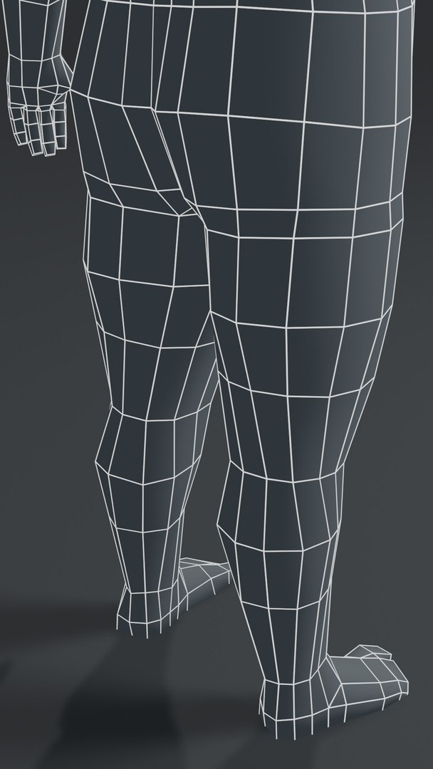Male Body Fat Base Mesh 3D Model - TurboSquid 1655292