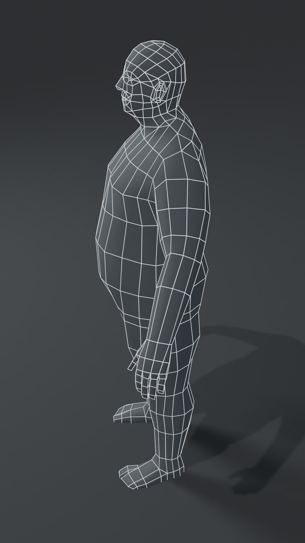 Male Body Fat Base Mesh 3D Model - TurboSquid 1655292