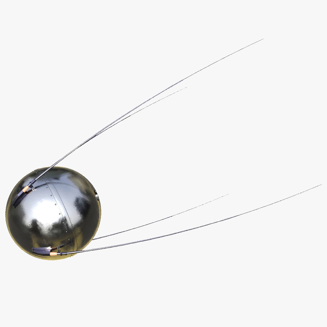 3d Sputnik 1 Satellite Model