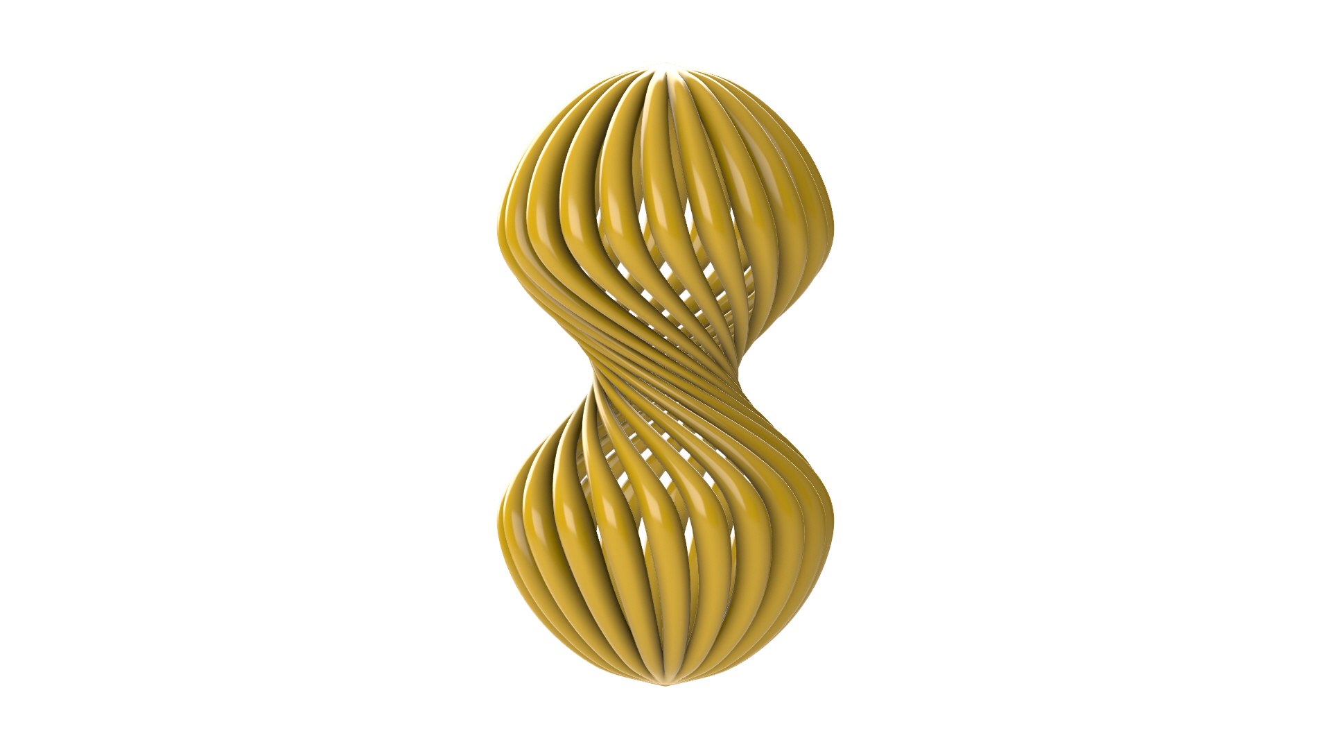 3D Modern Twisted Sand Clock - TurboSquid 2301512