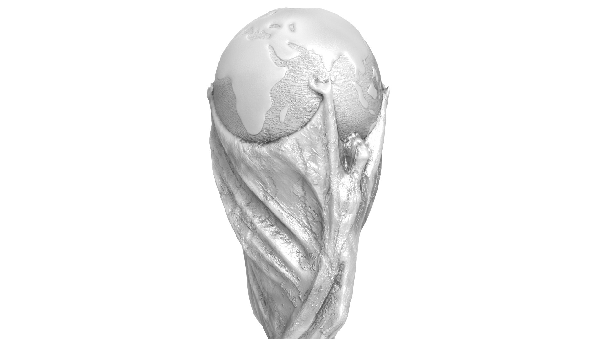 3D Silver Football Cup Trophy model - TurboSquid 2163716