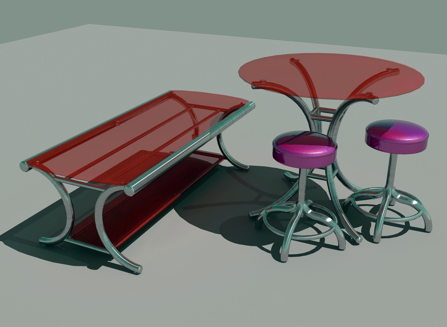 3d model table dining room