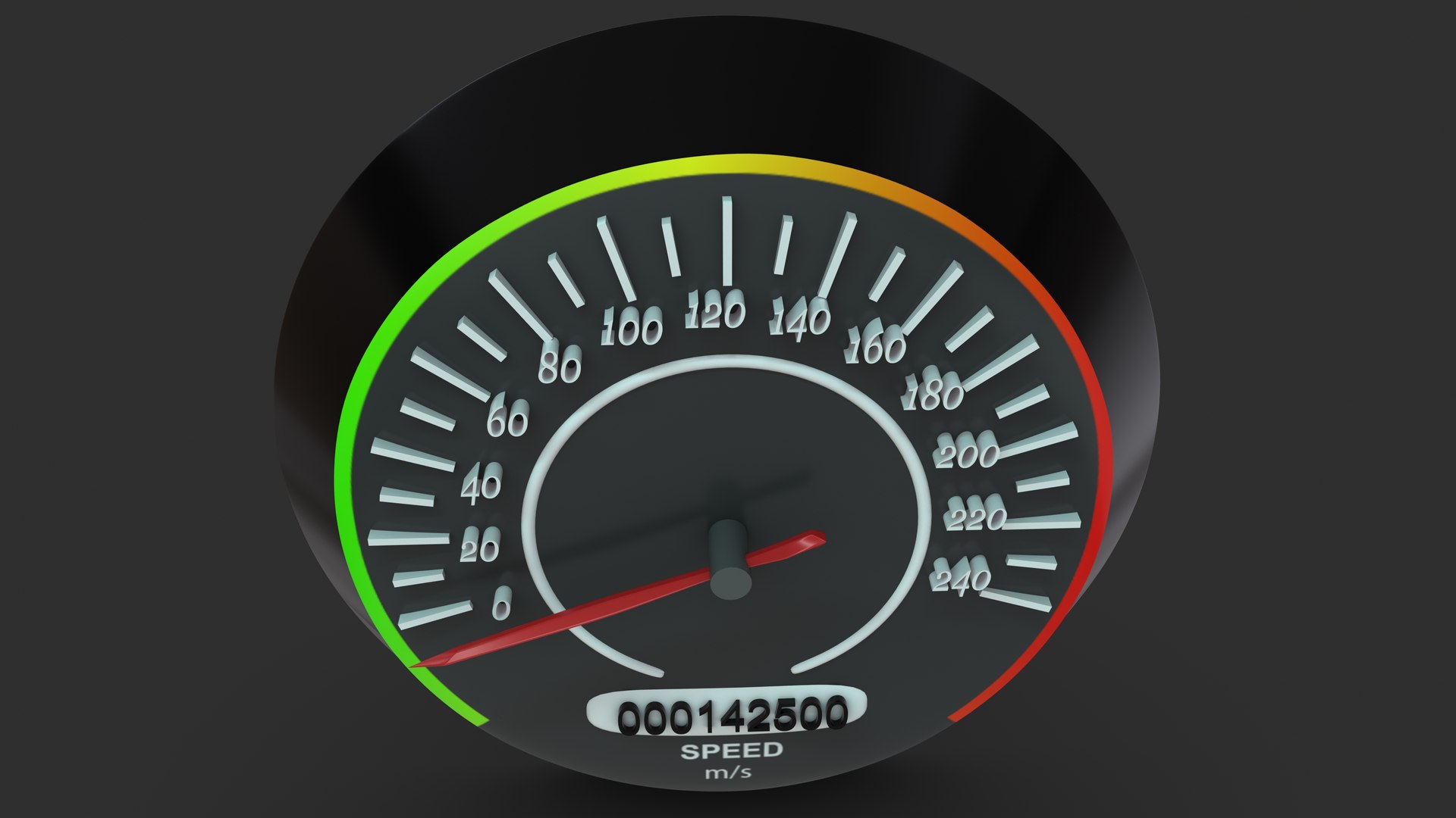 3D Speedometer - TurboSquid 2185624
