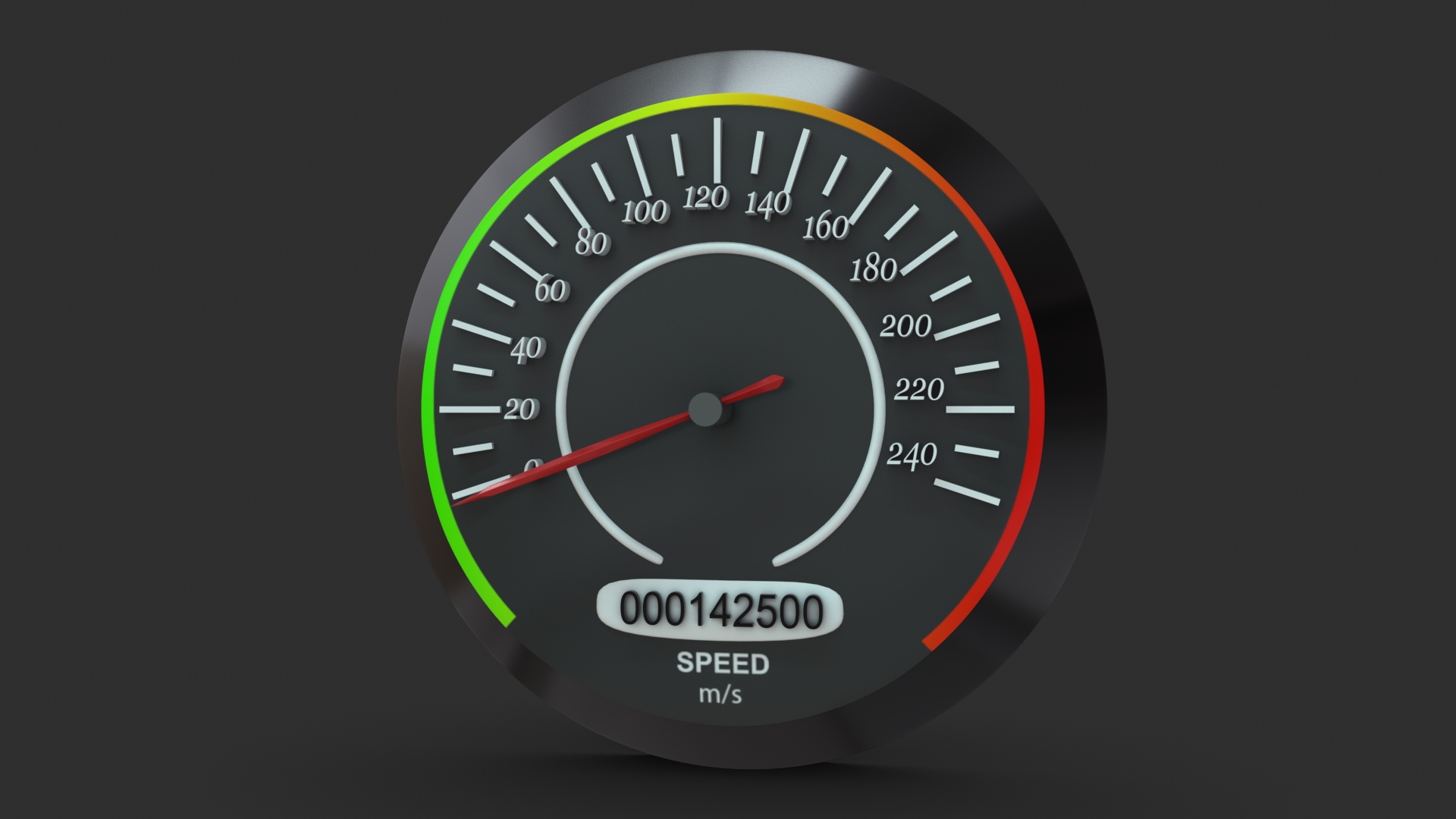 3D Speedometer - TurboSquid 2185624