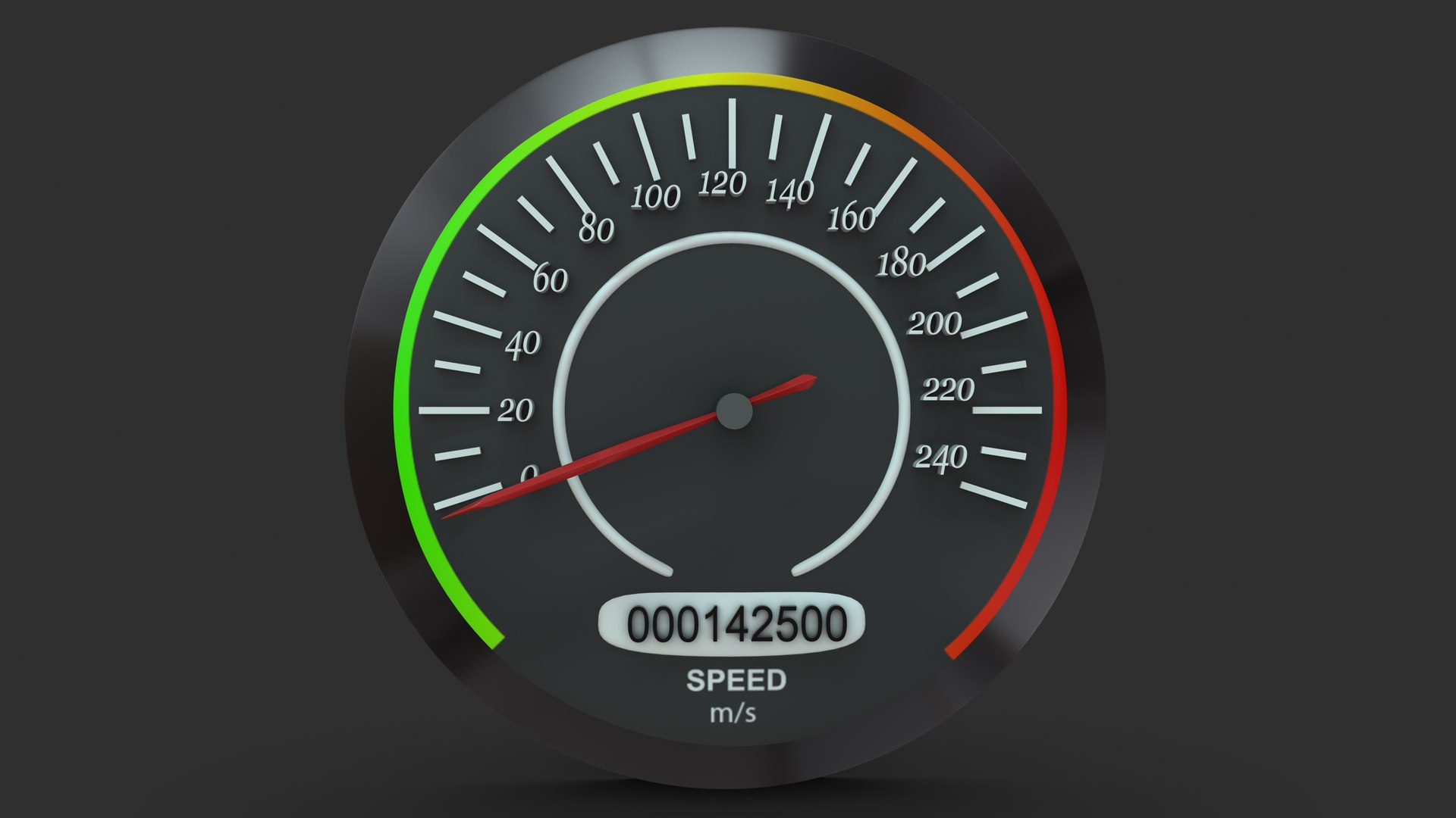 3D Speedometer - TurboSquid 2185624