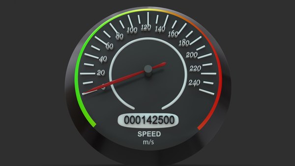 3D Speedometer Models | TurboSquid