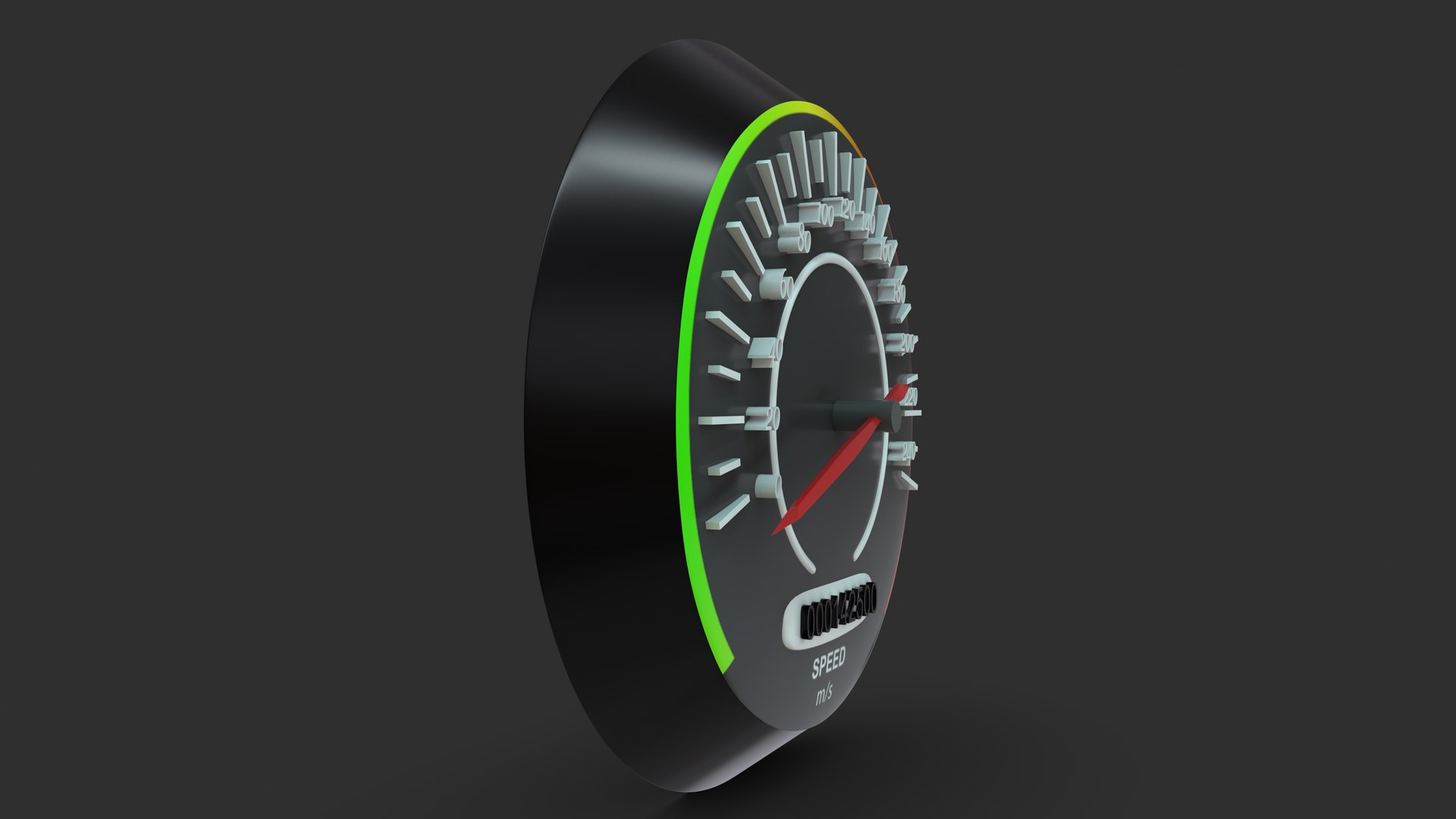 3D Speedometer - TurboSquid 2185624