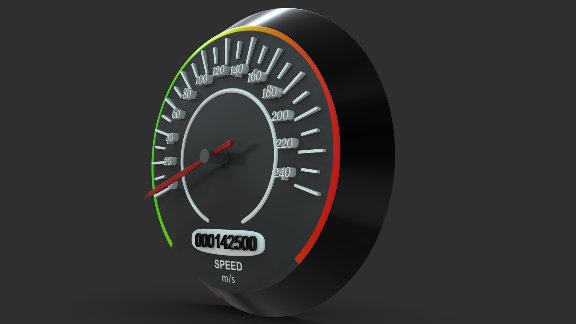 3D Speedometer - TurboSquid 2185624