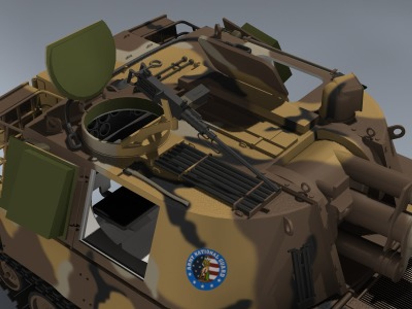 Army National Guard 3d Model