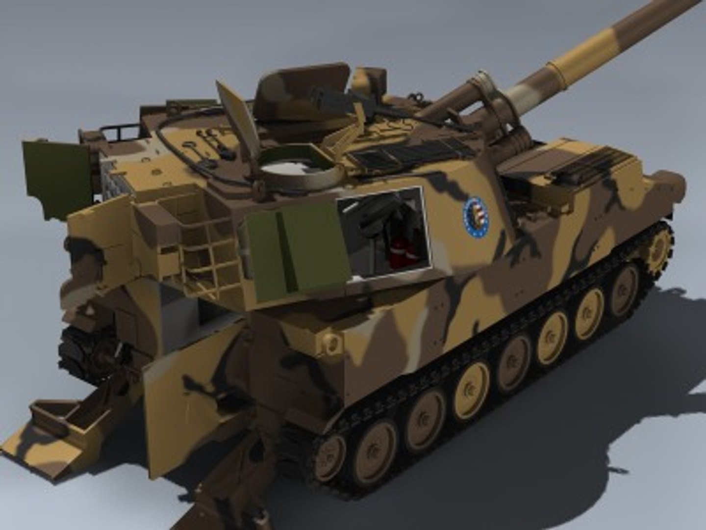 Army National Guard 3d Model