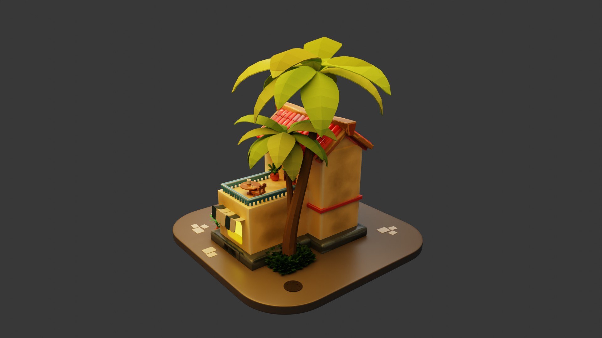 Middle Eastern Like Coffee Shop Cafe Blender 3D 3D Model - TurboSquid ...