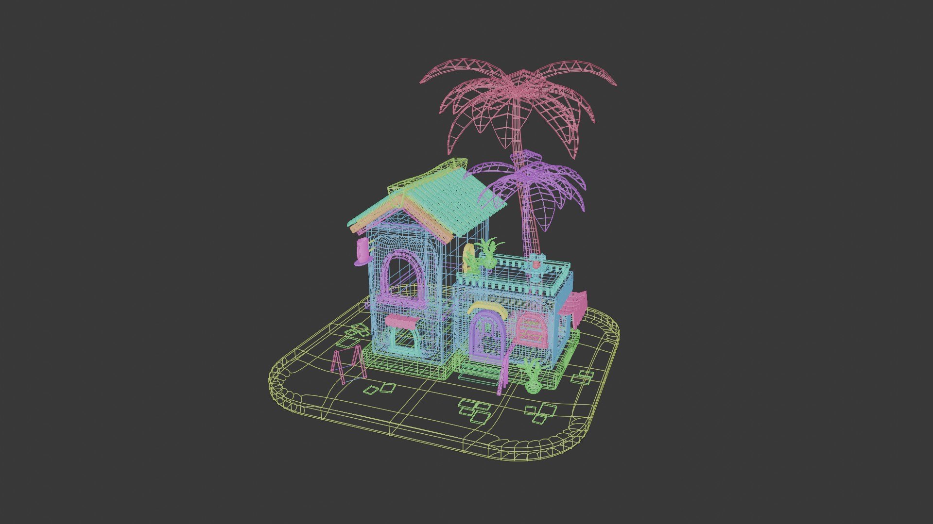 Middle Eastern Like Coffee Shop Cafe Blender 3D 3D Model - TurboSquid ...