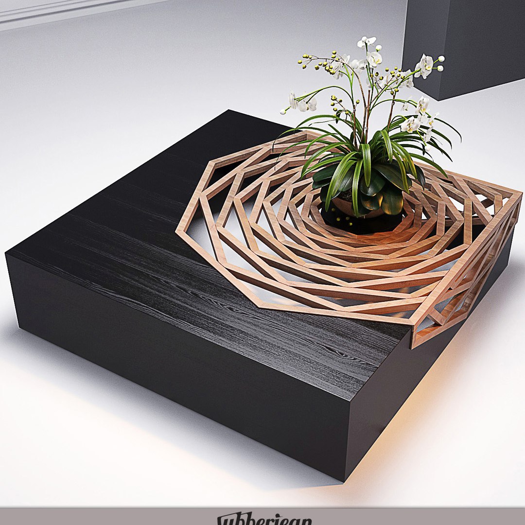 3D Model Hanako Coffee Table Vito - TurboSquid 1150702
