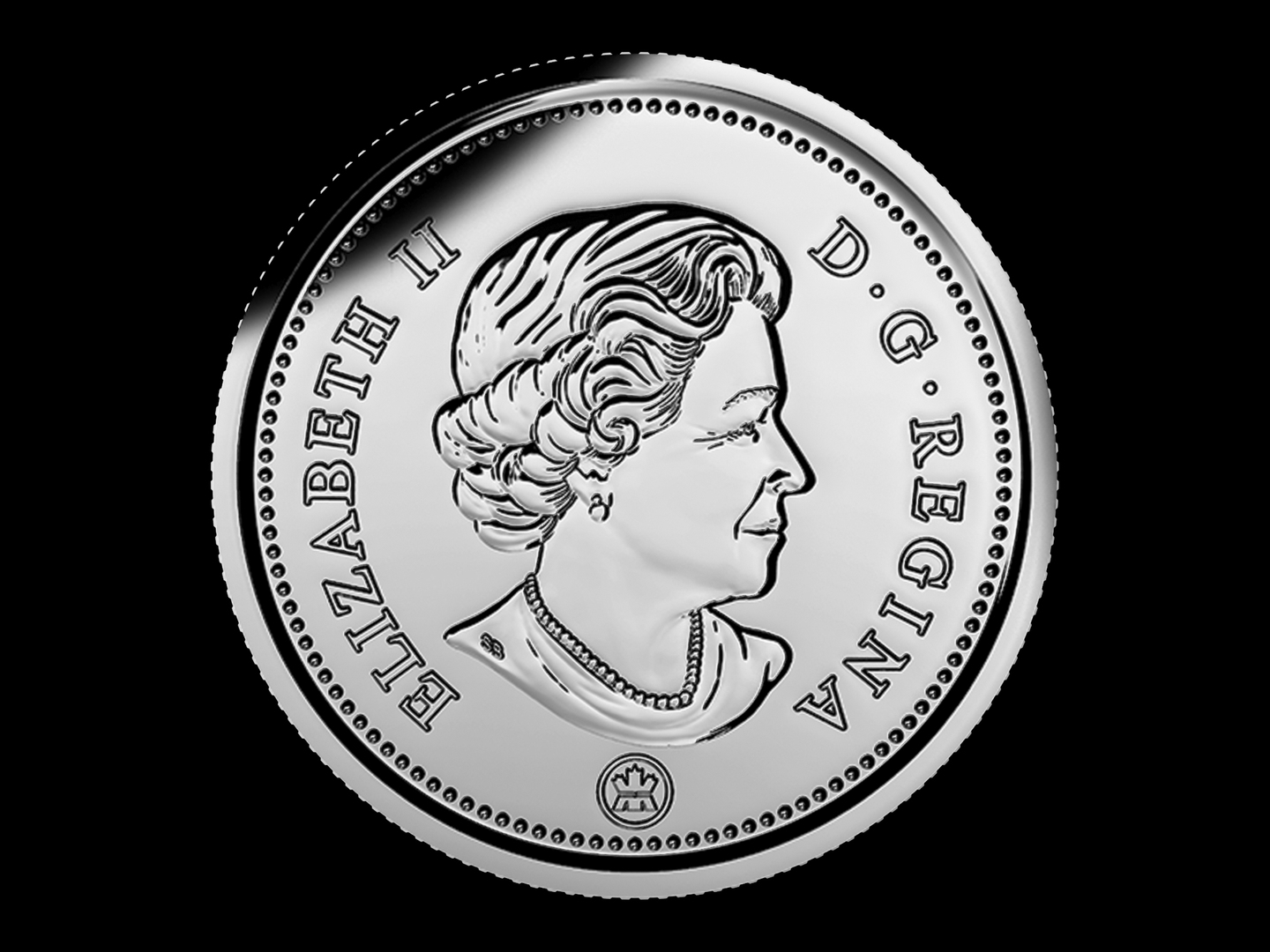 25 Cents Canadian Coin 3D Model - TurboSquid 1222260