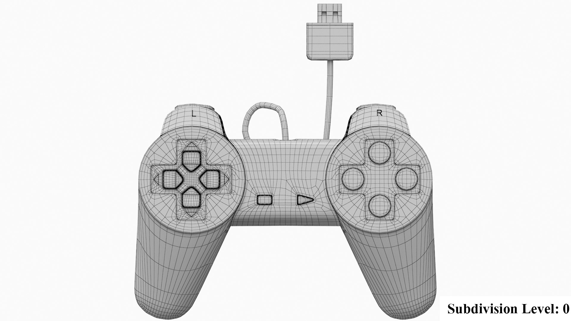 Classic Playstation Controller Joystick 3D - TurboSquid 1539897