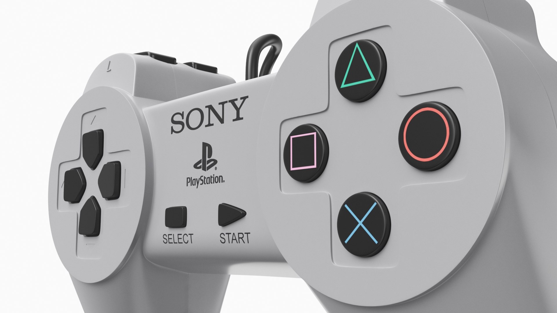 Classic Playstation Controller Joystick 3D - TurboSquid 1539897