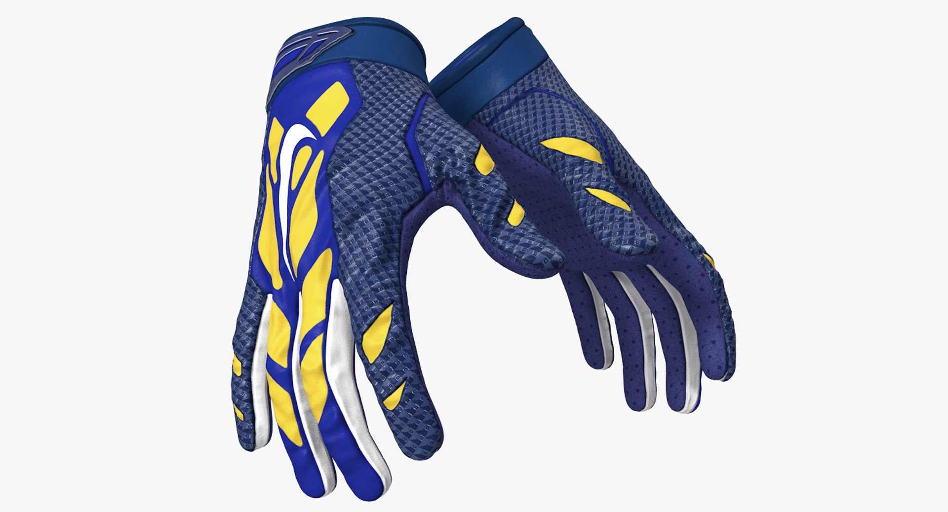 3D sport gloves 2 model - TurboSquid 1446445