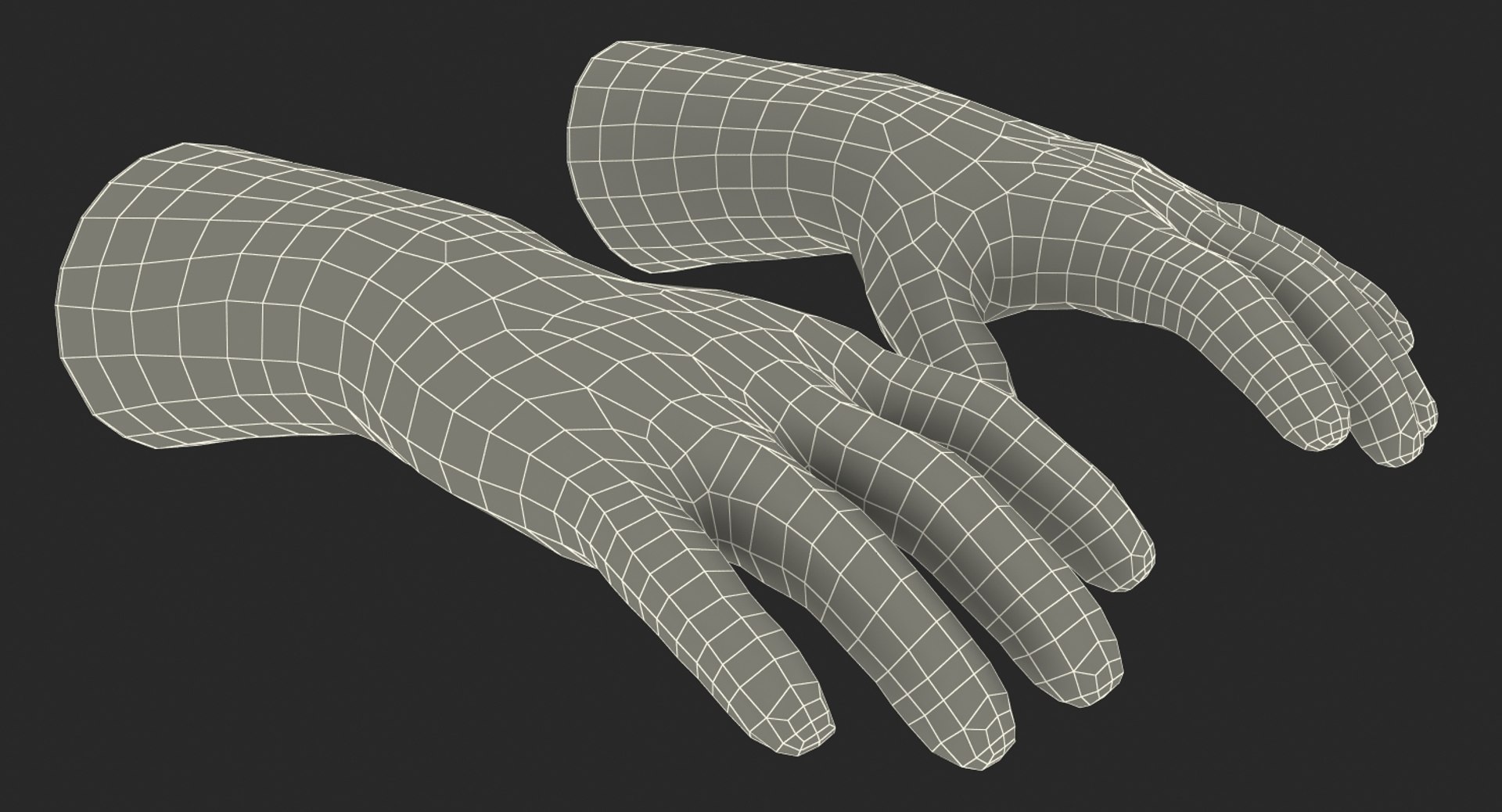 3D sport gloves 2 model - TurboSquid 1446445