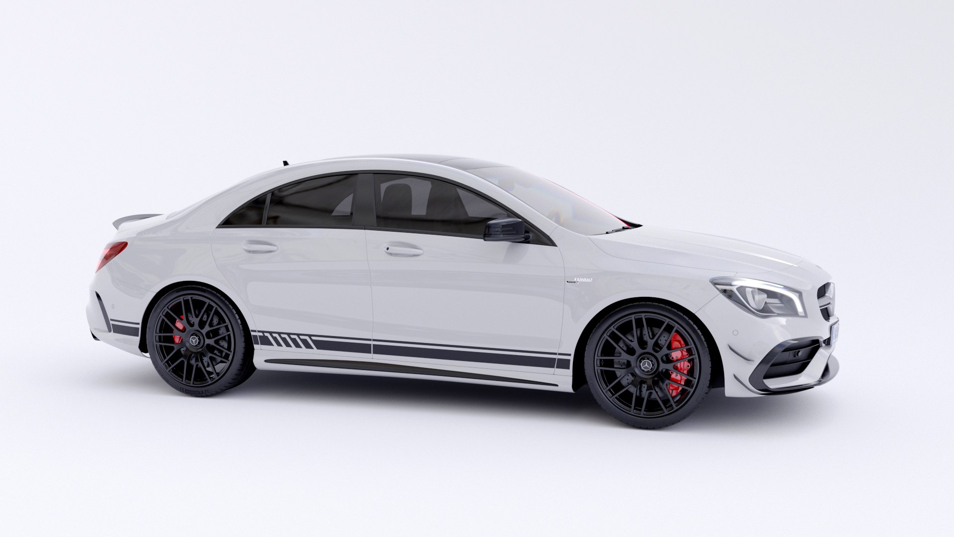 3D Mercedes-benz Amg Cla45 - TurboSquid 1340466