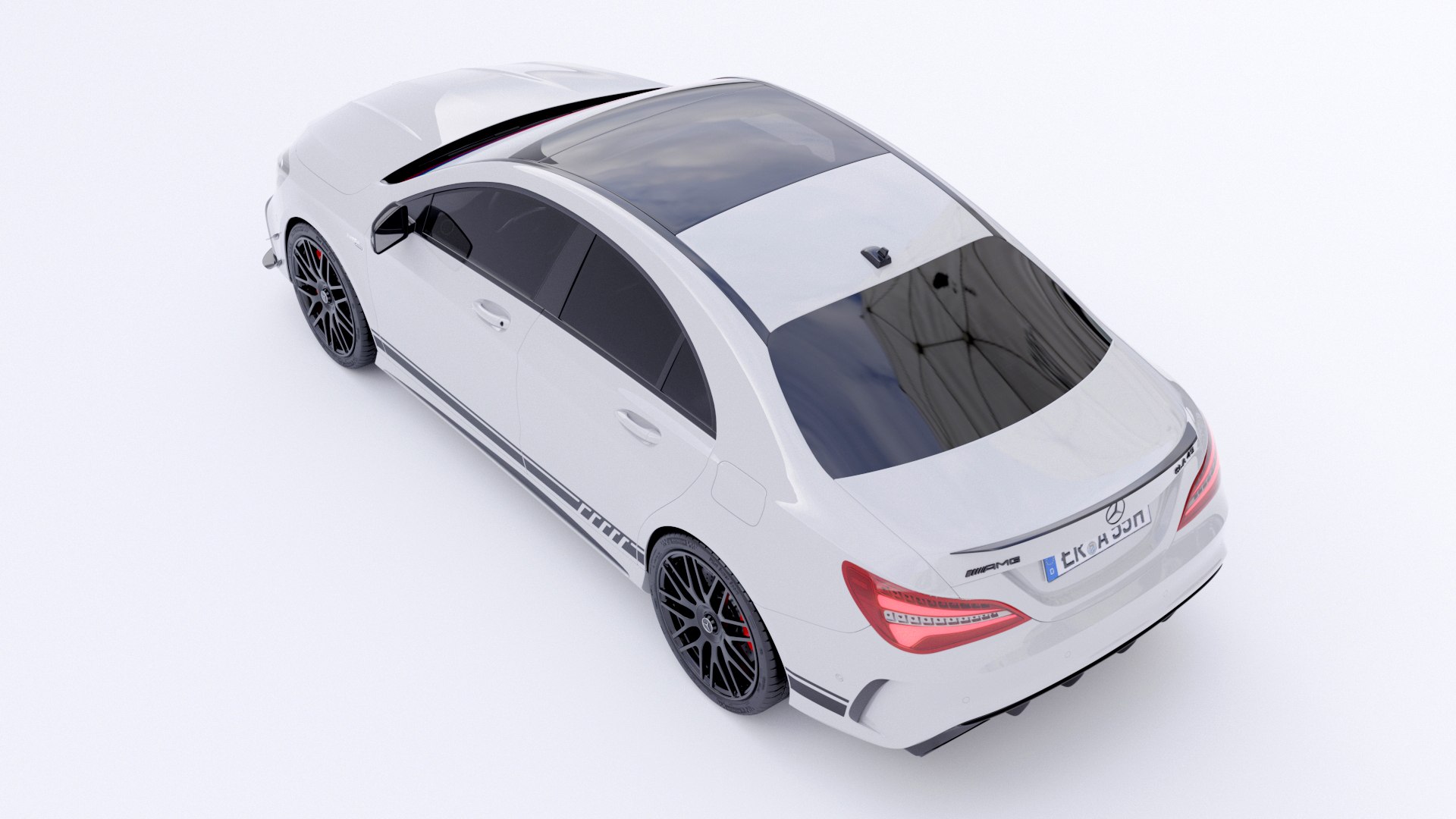 3D Mercedes-benz Amg Cla45 - TurboSquid 1340466