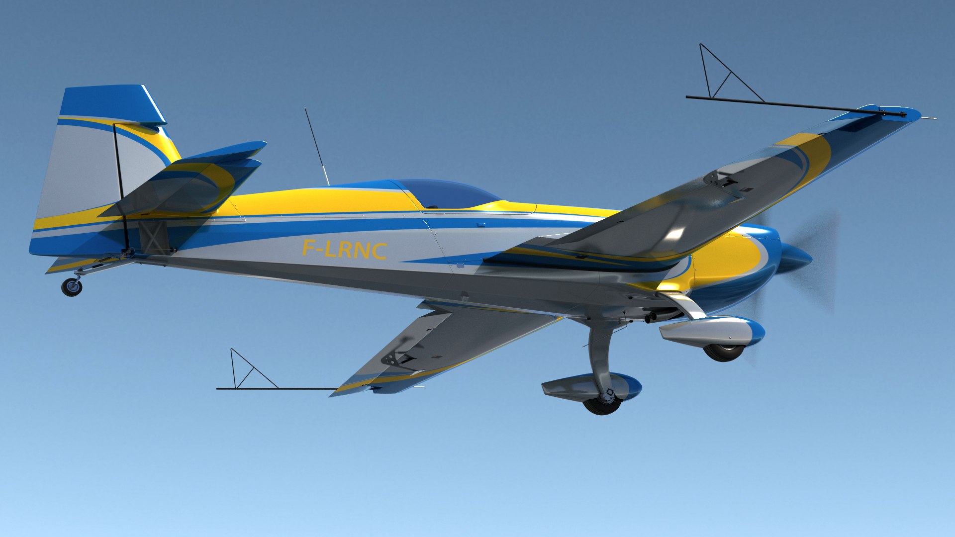 Extra Ea300 Aerobatic Monoplane 3D Model - TurboSquid 1486299
