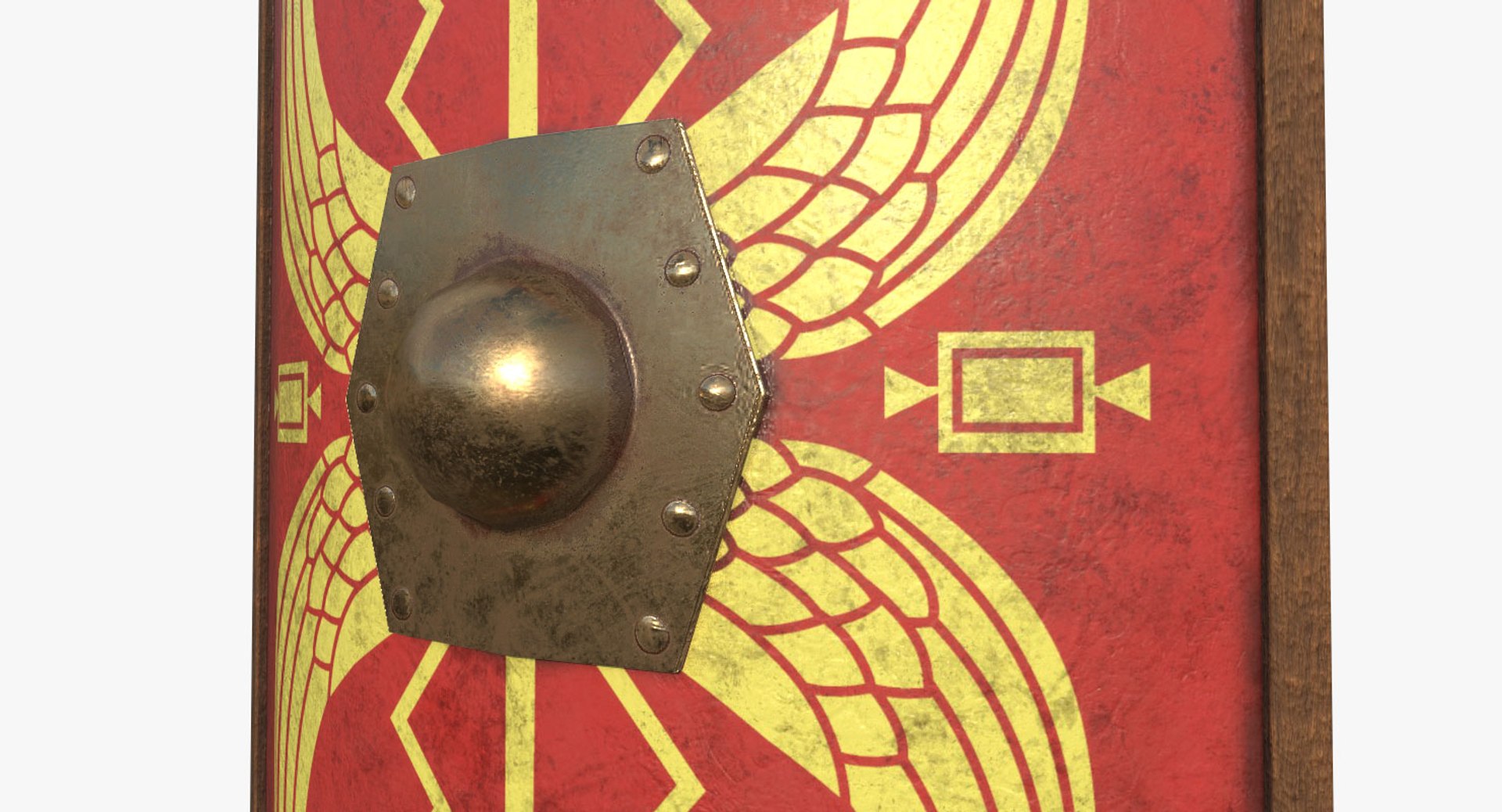 3D Model Roman Shield - TurboSquid 1390773