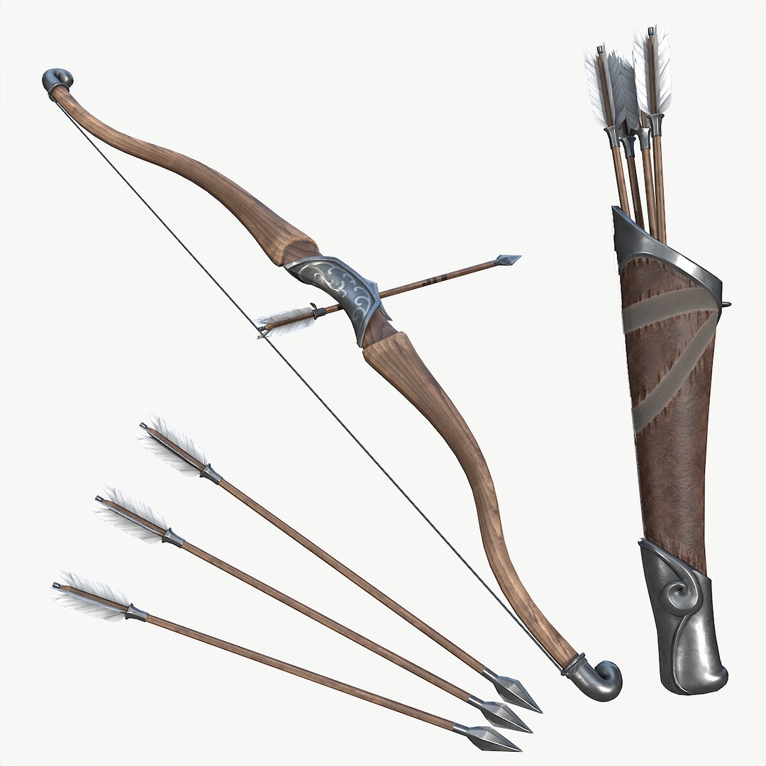 3D Fantasy Bow - TurboSquid 2133274