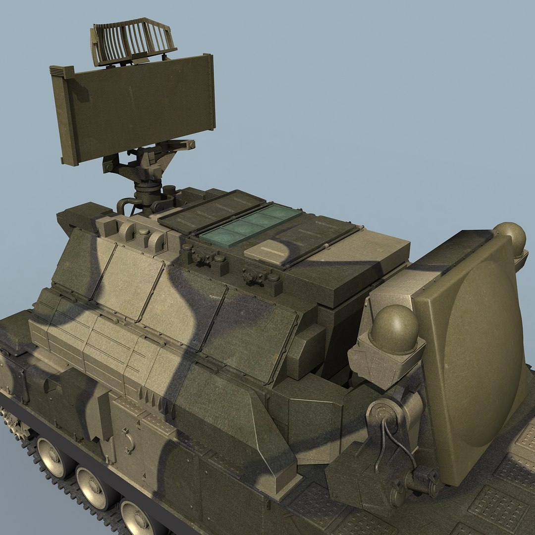 Russian Tor-m2 Sa-15 Missiles 3d Model