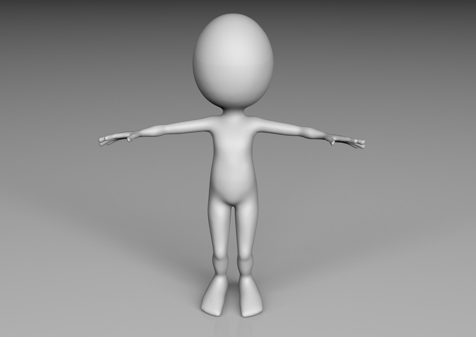 3d Toon Character Model