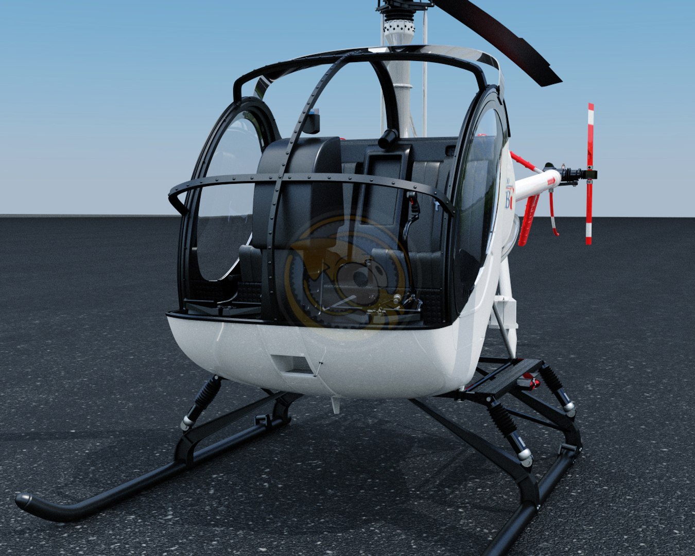 Schweizer 300c 3d Model