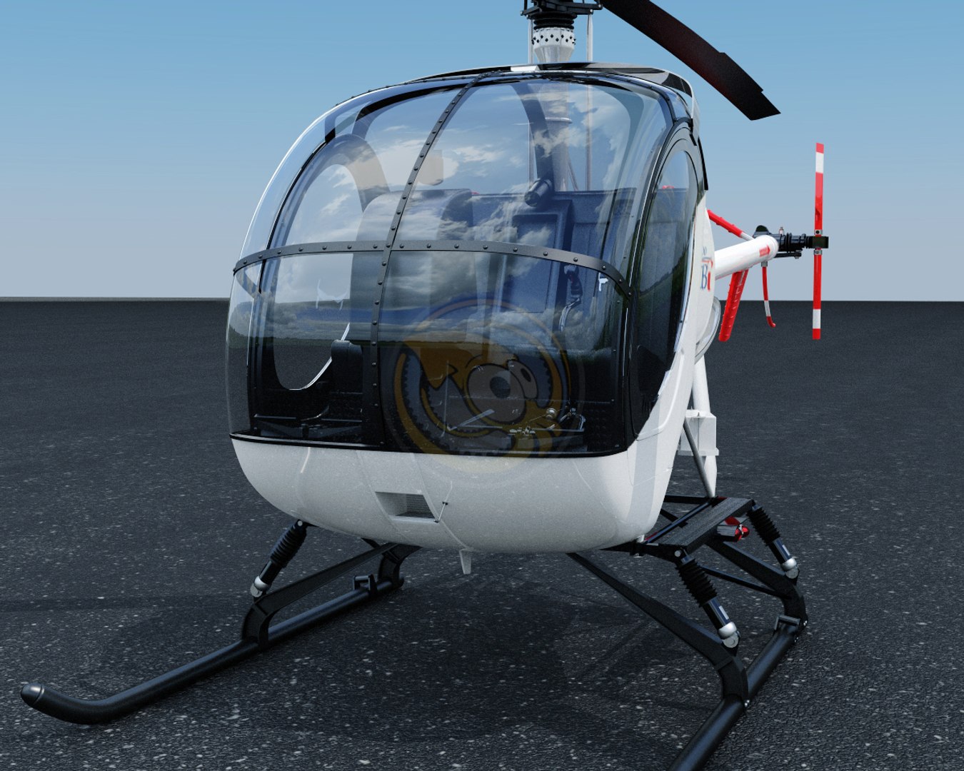 Schweizer 300c 3d Model