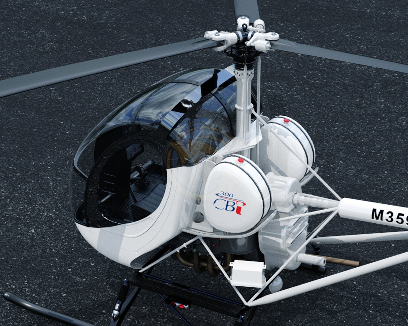 Schweizer 300c 3d Model