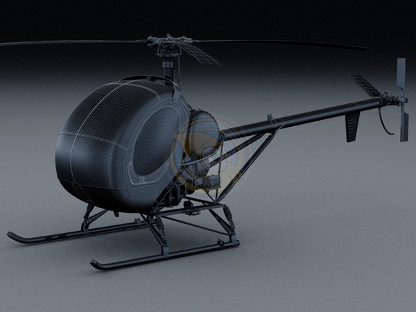 schweizer 300c 3d model