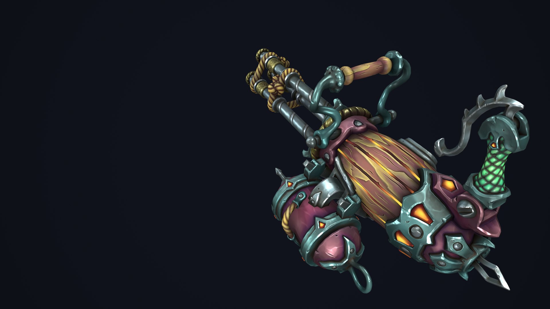 Fantasy Pirate Minigun 3D Model - TurboSquid 2286194