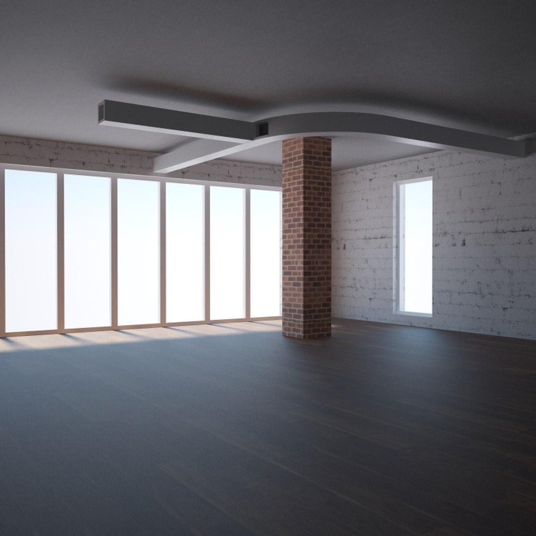 Loft Interior 3d Model