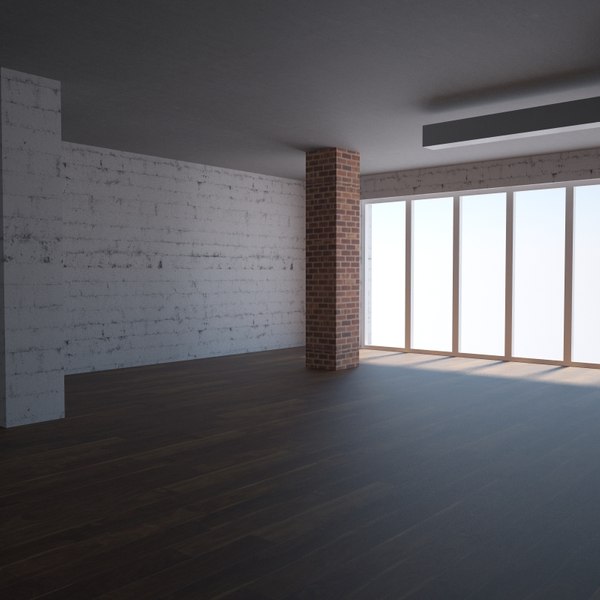 loft interior 3d model