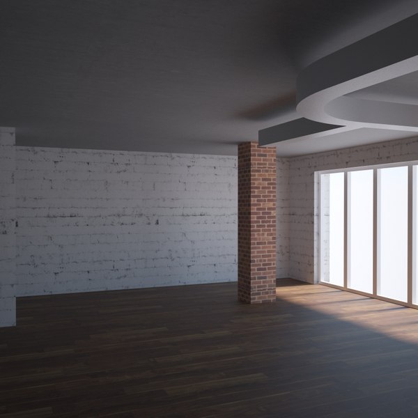 loft interior 3d model
