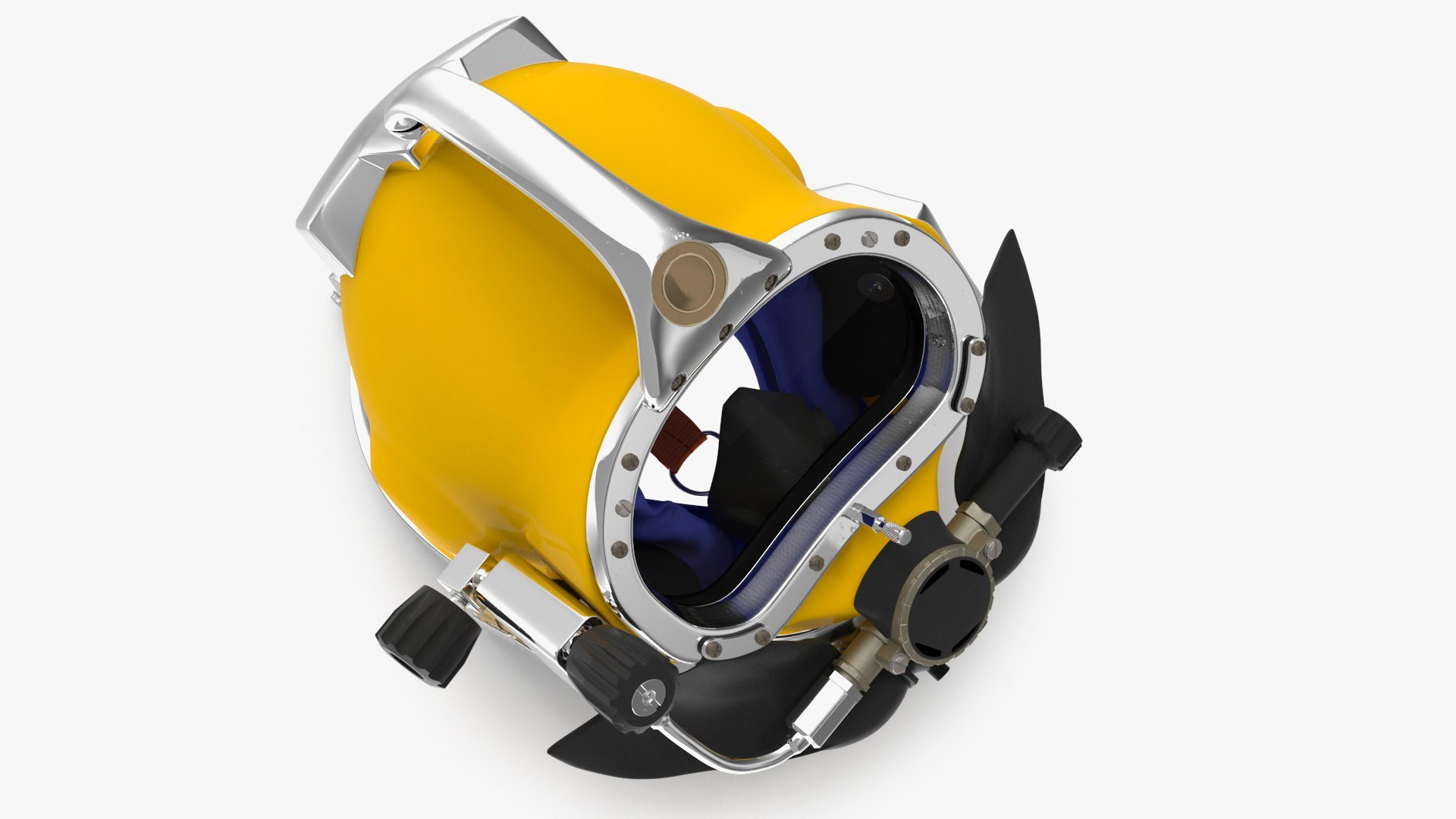 Commercial Diving Helmets Collection 3D Model - TurboSquid 2169424