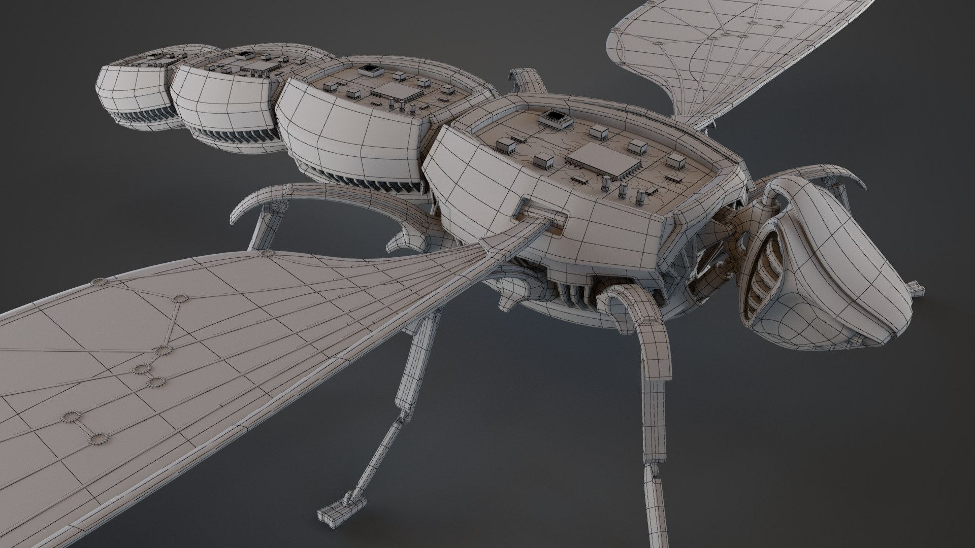 3ds Max Bee Robot