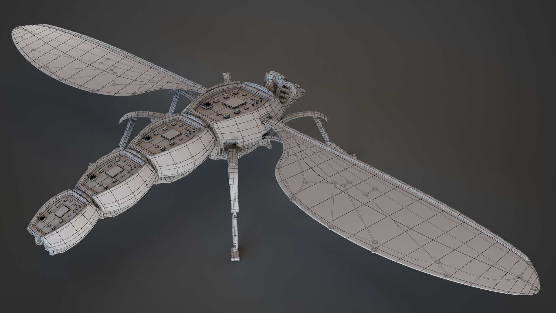 3ds Max Bee Robot