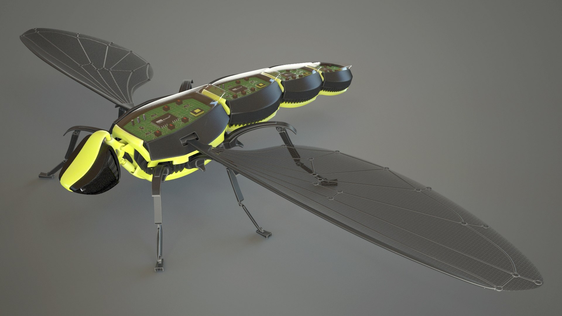 3ds Max Bee Robot