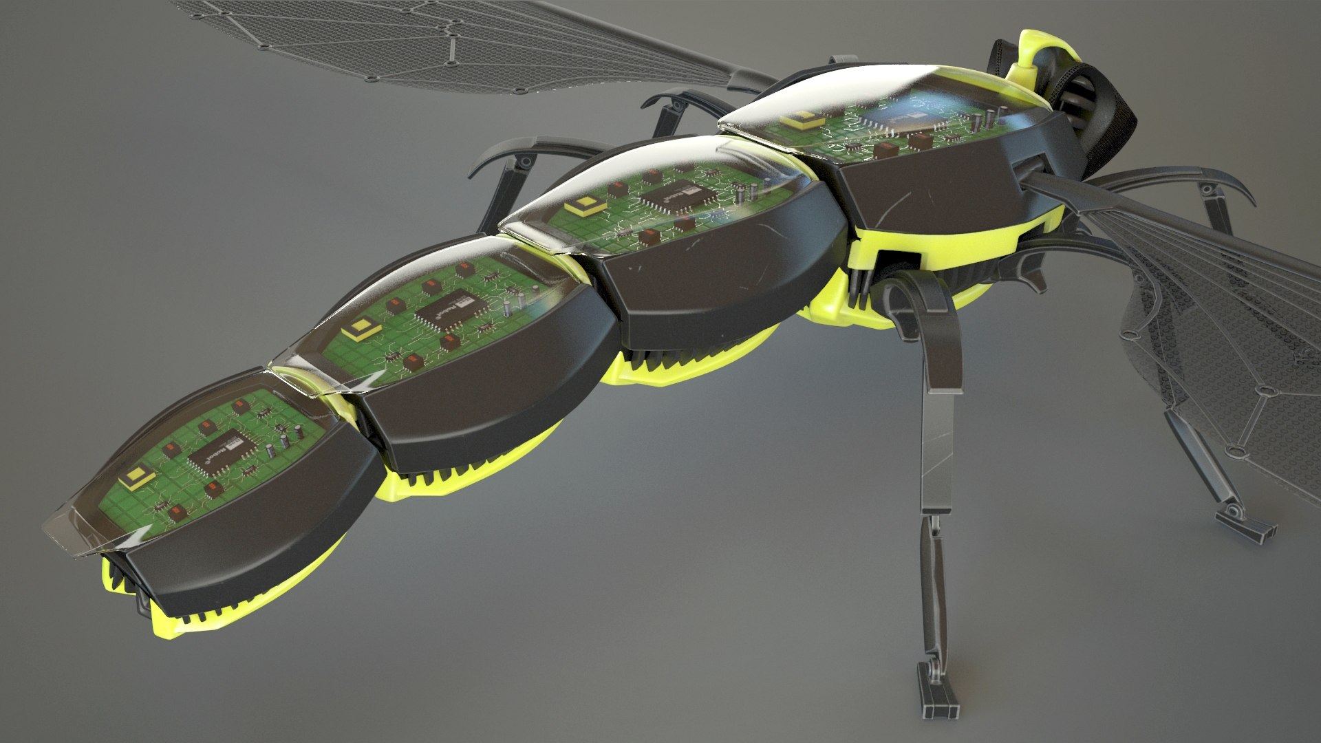 3ds Max Bee Robot